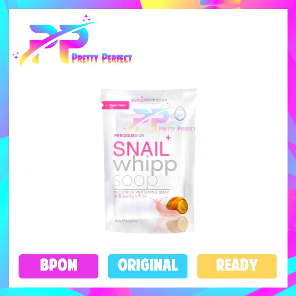 Jual Precious Skin Snail Whipp Intensive Whitening Soap | Shopee Indonesia