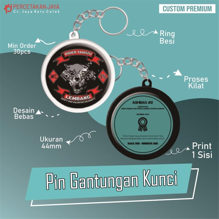 Jual PIN GANCI CUSTOM 44MM 1 SISI | Shopee Indonesia
