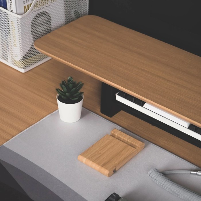 Jual Meja Noir Desk Shelf Monitor Stand Riser / Monitor Table / Meja ...