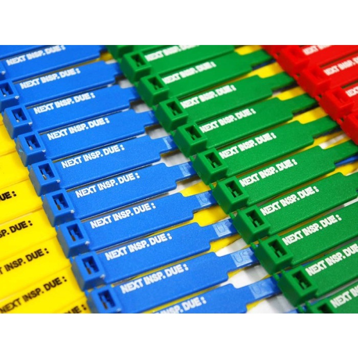 Jual ~@~@~@~@] Next Inspection Due Tags, Green 175mm RigTag | Shopee ...