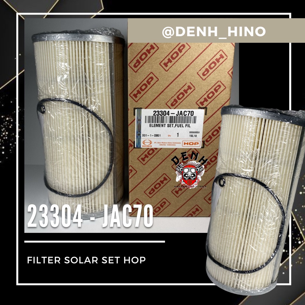 Jual Fuel Filter / Solar Filter Set 23304 - JAC70 HOP | Shopee Indonesia