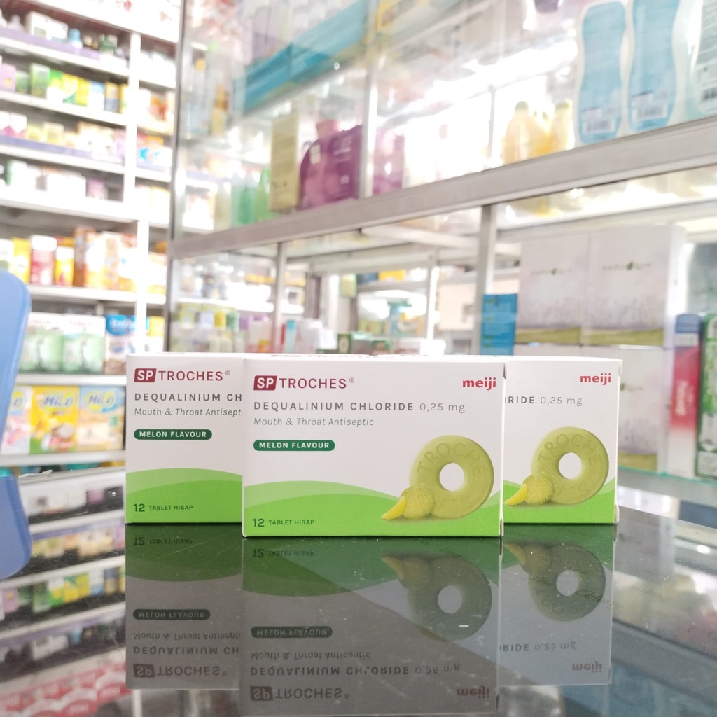 Jual SP TROCHES RASA MELON 1 BOX ISI 12 TABLET / 2 STRIP | Shopee Indonesia