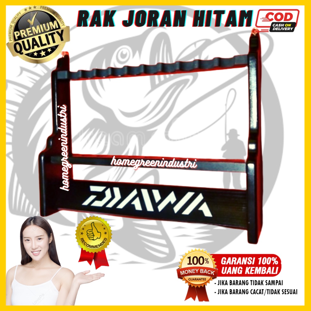 Jual Rak PANCING HITAM / RAK Joran Rod Holder / Tempat Joran Pancing ...