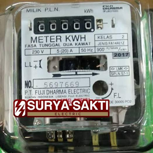 Jual Kwh meter Fuji dharma analog 1p 5(20)A meteran listrik 1 phase | Shopee Indonesia