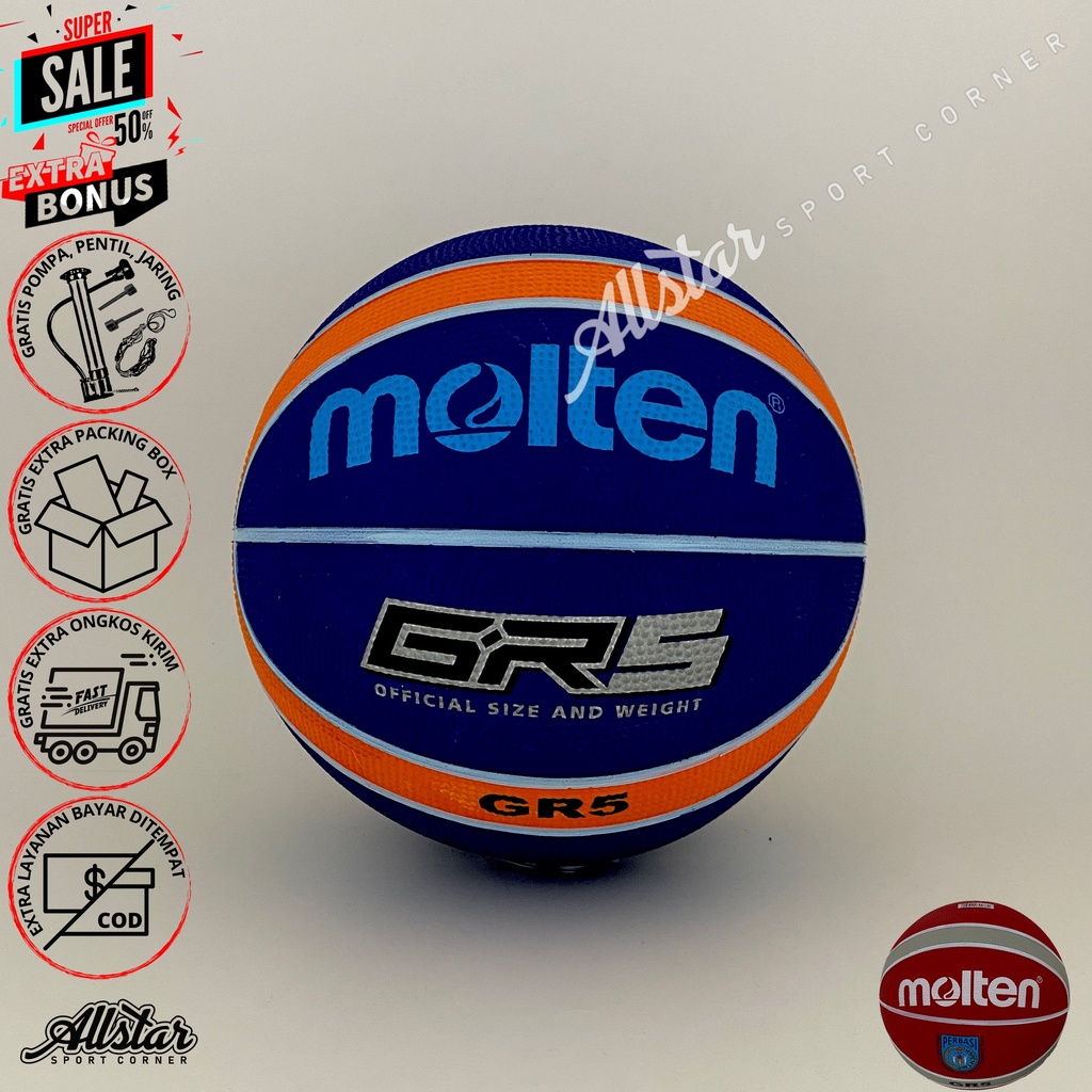 Jual Bola basket spalding mikasa molten GR5 original size 5 indoor ...