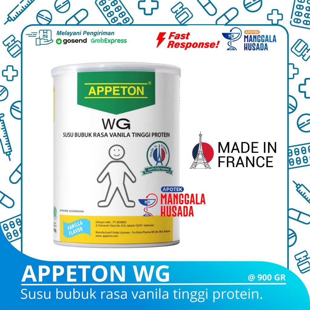 Jual APPETON WG SUSU TINGGI PROTEIN @ 900 GRAM | Shopee Indonesia