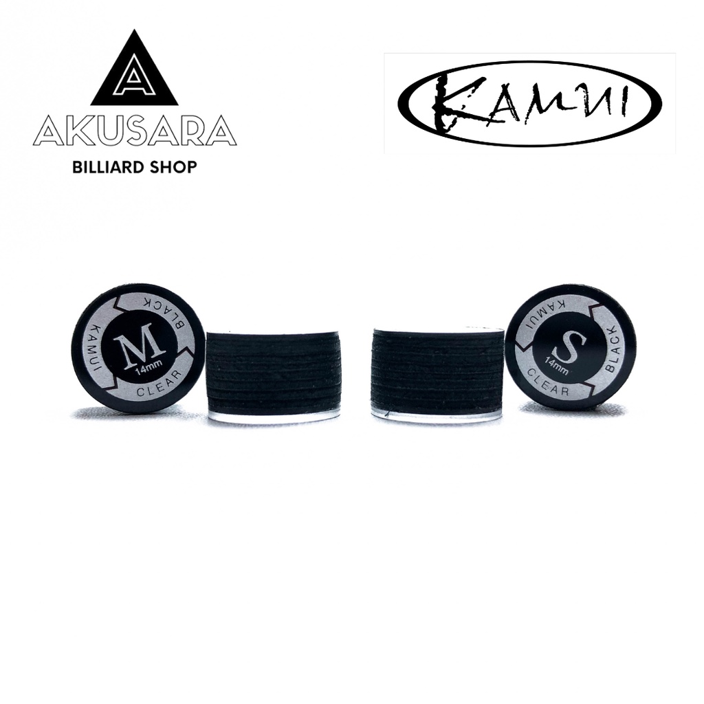 Jual Tip Billiard Kamui Black Clear (Tip Soft S, Medium M, Super Soft ...