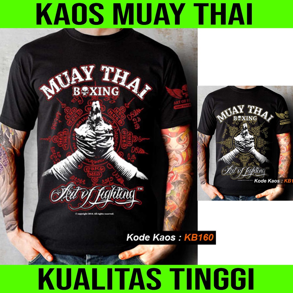 Jual KAOS MUAY THAI, BAJU MUAYTHAI, TSHIRT MUAY THAI | Shopee Indonesia