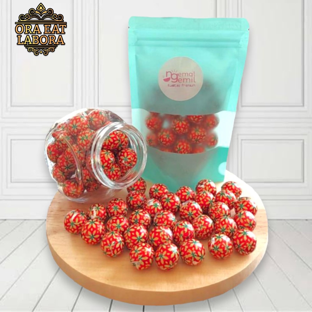 Jual Coklat Bunga Bulat isi Biskuit Kualitas Premium - Ora Eat Labora ...