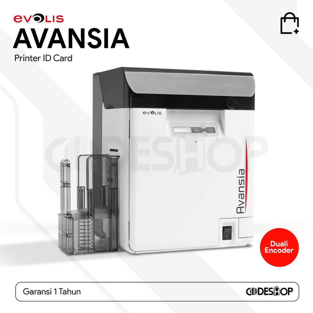 Jual ID Card Printer Evolis Avansia Cetak Kartu Plus Encoder 600 Dpi ...