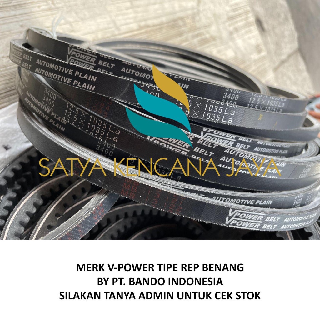 Jual [COD]V-BELT/FAN BELT BENANG REP 2360 2370 2380 2385 2390 2400 2410 ...