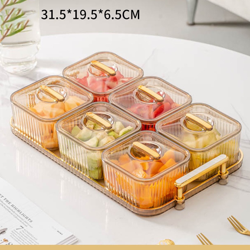 Jual Muzy Snack Tray Snack Bowl Tempat Saji Snack Cemilan Kotak Makanan ...