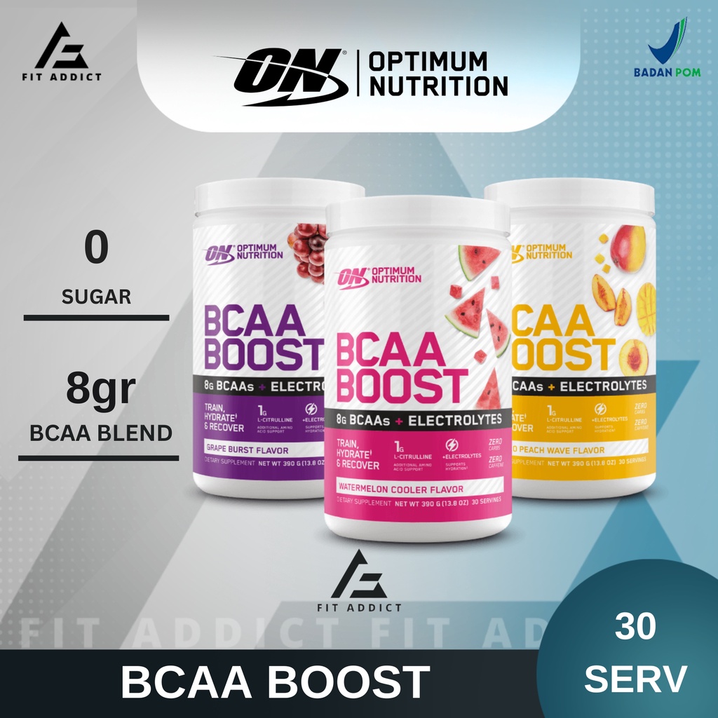 Jual ON BCAA BOOST 30x 30 Servings BCAA POWDER OPTIMUM NUTRITION ...