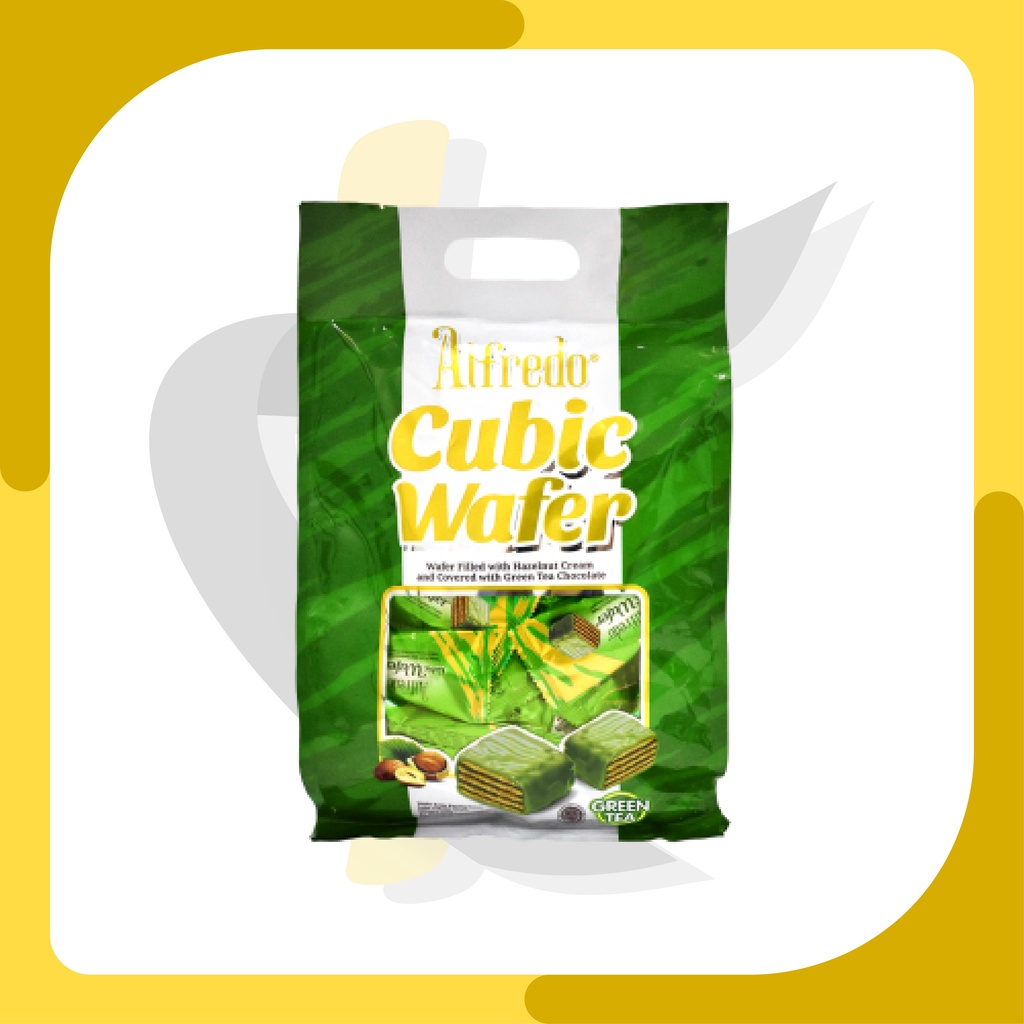 Jual Snack Import Malaysia | Alfredo Matcha / Green Tea Chocolate Cubic ...