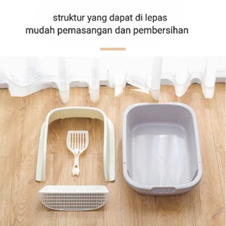 Jual CHOBEST Cat Litter Box Toilet Kucing / Anjing Bak Pasir Kucing ...