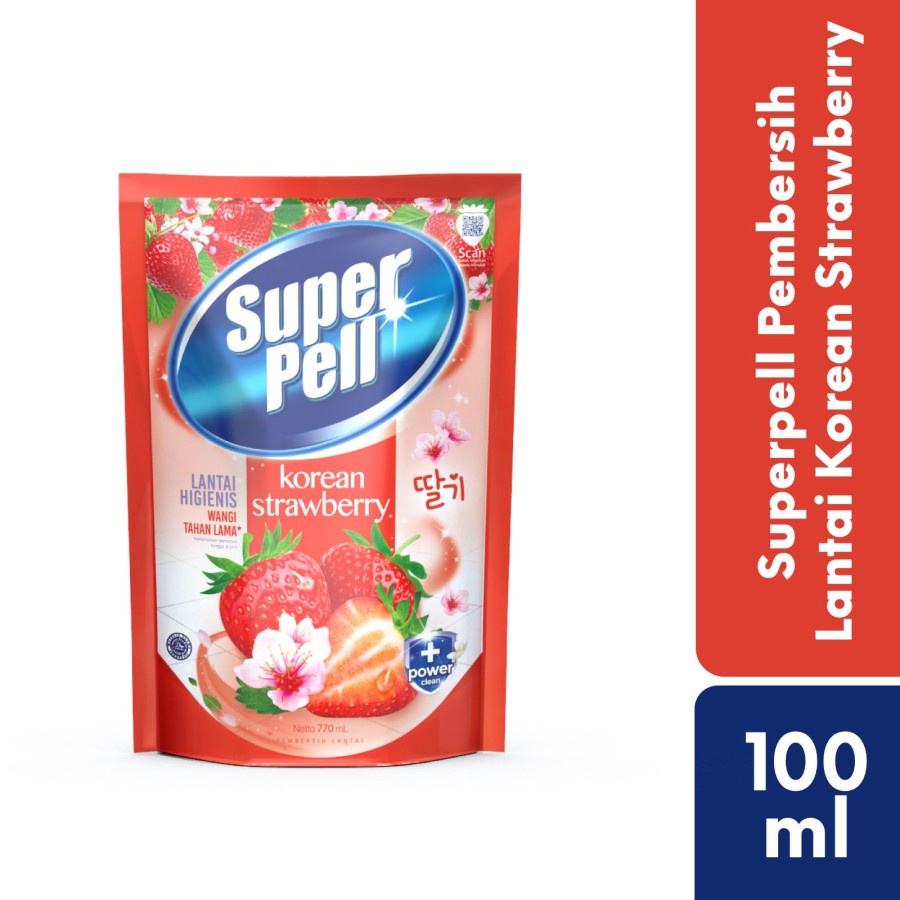 Jual Super Pell Korean Strawberry 100 ml / Superpell Lemon Pembersih ...