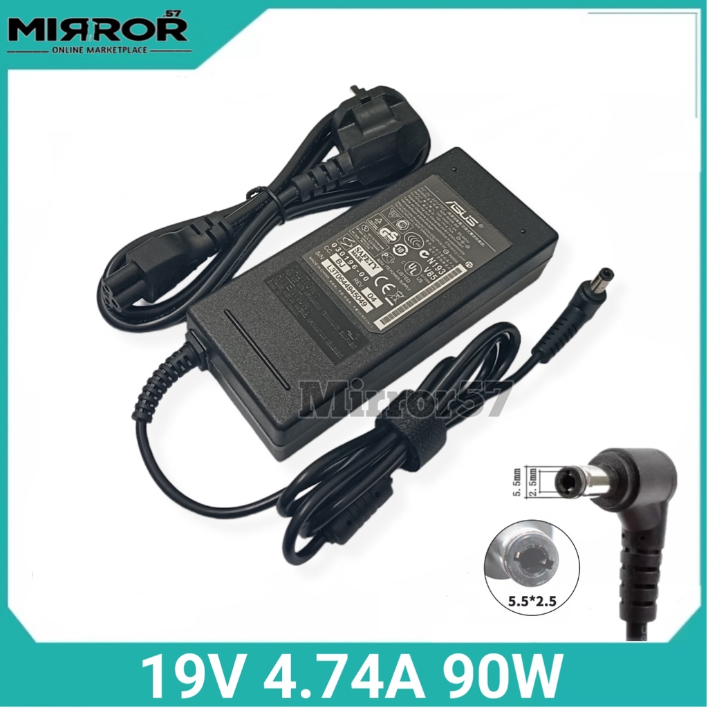 Jual Charger Laptop ASUS ADP-90AB ADP-90CD DB A46C M50 X43B S5 W7 F25 ...