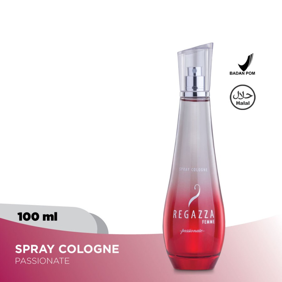 Jual Regazza Spray Cologne Passionate (Red, 100ml) | Shopee Indonesia