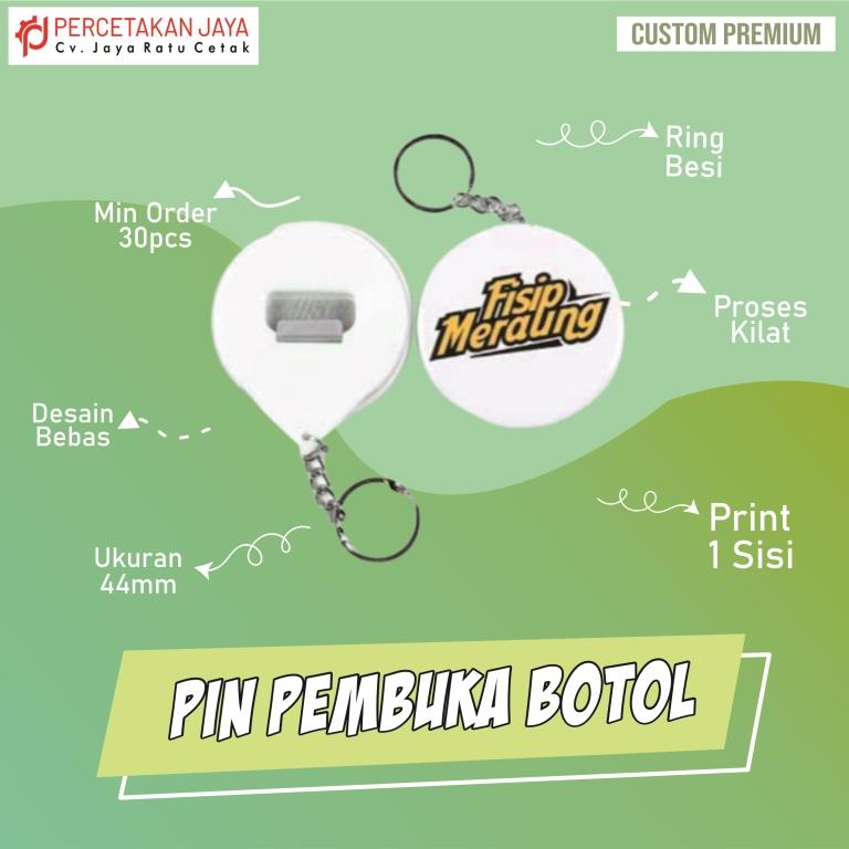 Jual PIN GANCI PEMBUKA TUTUP BOTOL CUSTOM 44MM | Shopee Indonesia
