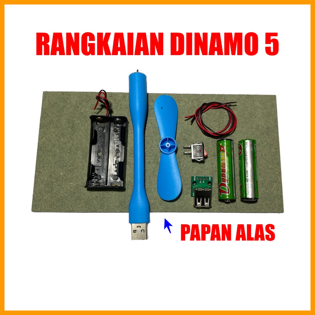 Jual Paket Rangkaian Listrik Dynamo / Dinamo Praktek Prakarya Sekolah ...