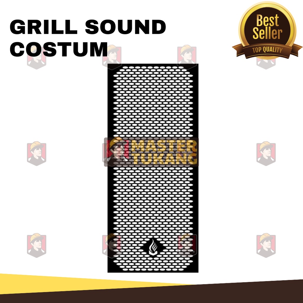 Jual Grill sound ukuran 40X45 cm plat 1mm | Shopee Indonesia