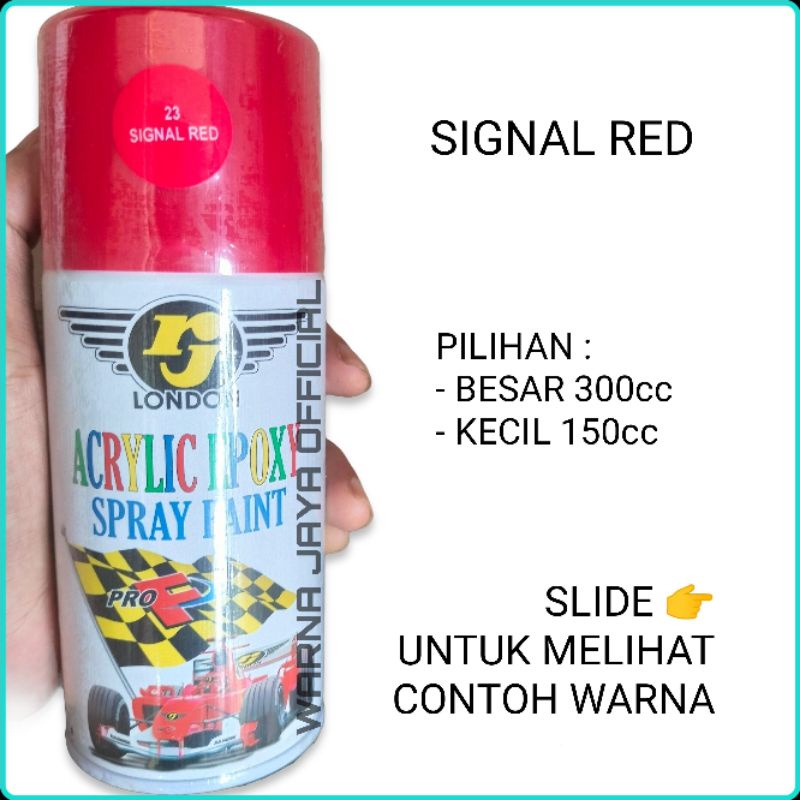 Jual MERAH CERAH - Cat Kaleng Semprot Pilok Pilox Pylox RJ London ...