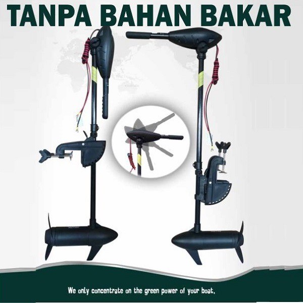 Jual Mesin Tempel Elektrik / Mesin Tempel Perahu / Electric Outboard Motor | Shopee Indonesia