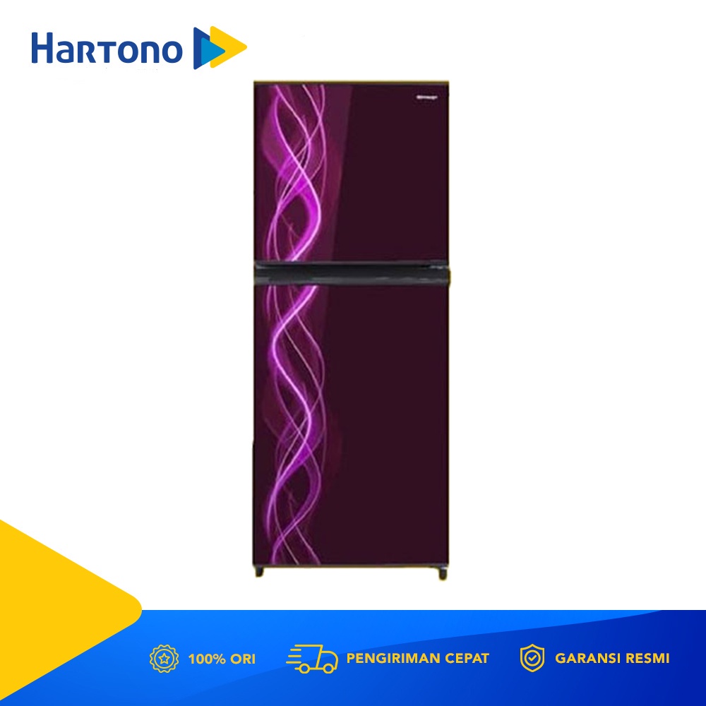 Jual Sharp Kulkas 2 Pintu Kecil Small 2 Door Refrigerator SJ197NDV Series SJ197NDVP2 | Shopee ...