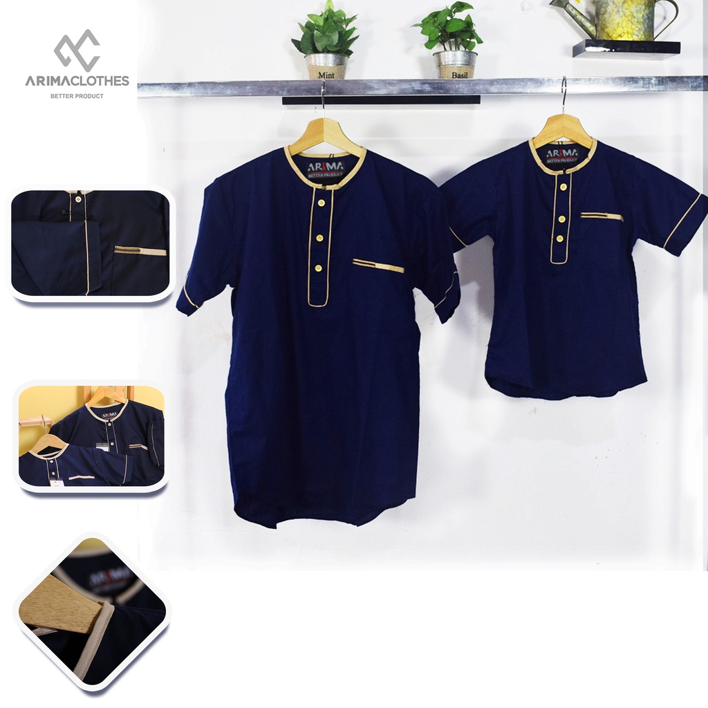 Jual Apparel Haza Koko Couple Ayah Dan Anak Laki Laki - Baju Muslim ...