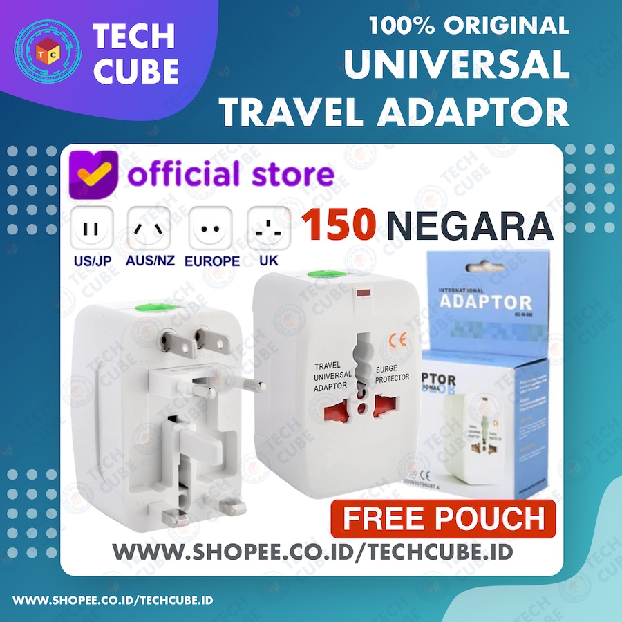 Jual Colokan Charger Universal Travel Adaptor Converter Charger Adapter ...