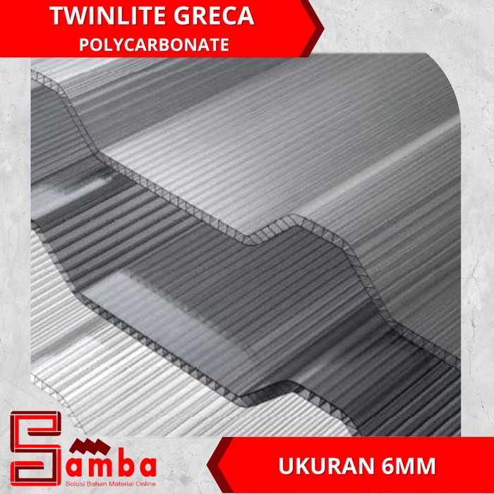 Jual /////] Twinlite Greca Polycarbonate 6mm Atap gelombang harga ...