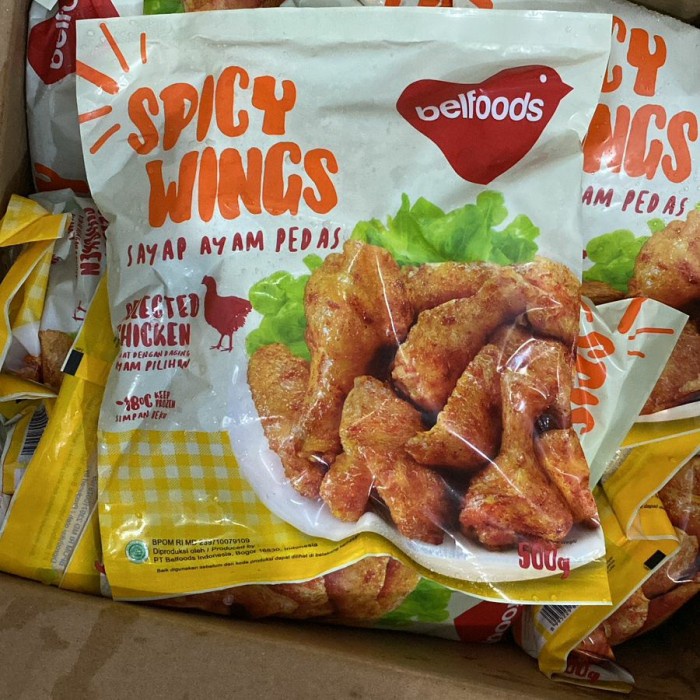 Jual belfoods spicy wings 500gr | Shopee Indonesia