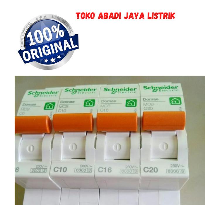 Jual Best Seller Mcb Domae Schneider 1 Phase 6A,10A,16A,20A Original Harga Sama | Shopee Indonesia