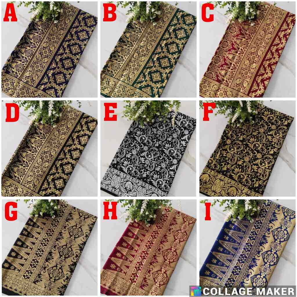Jual KAIN BATIK HALUS MOTIF PRADA BALI SERIAN MOTIF WARNA PRADA BALI 2 ...