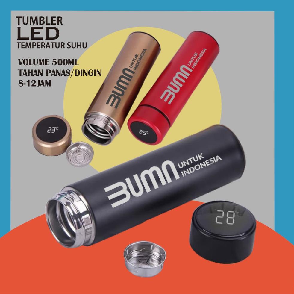 Jual REKOMENDASI Tumbler LED Temperatur Suhu, Thumbler, Tambler ...