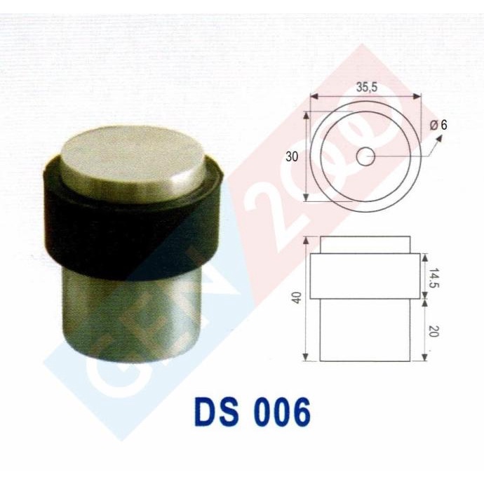 Jual Rubber Door Stopper DS 006 Karet Penahan Pintu Stainless Dekkson | Shopee Indonesia