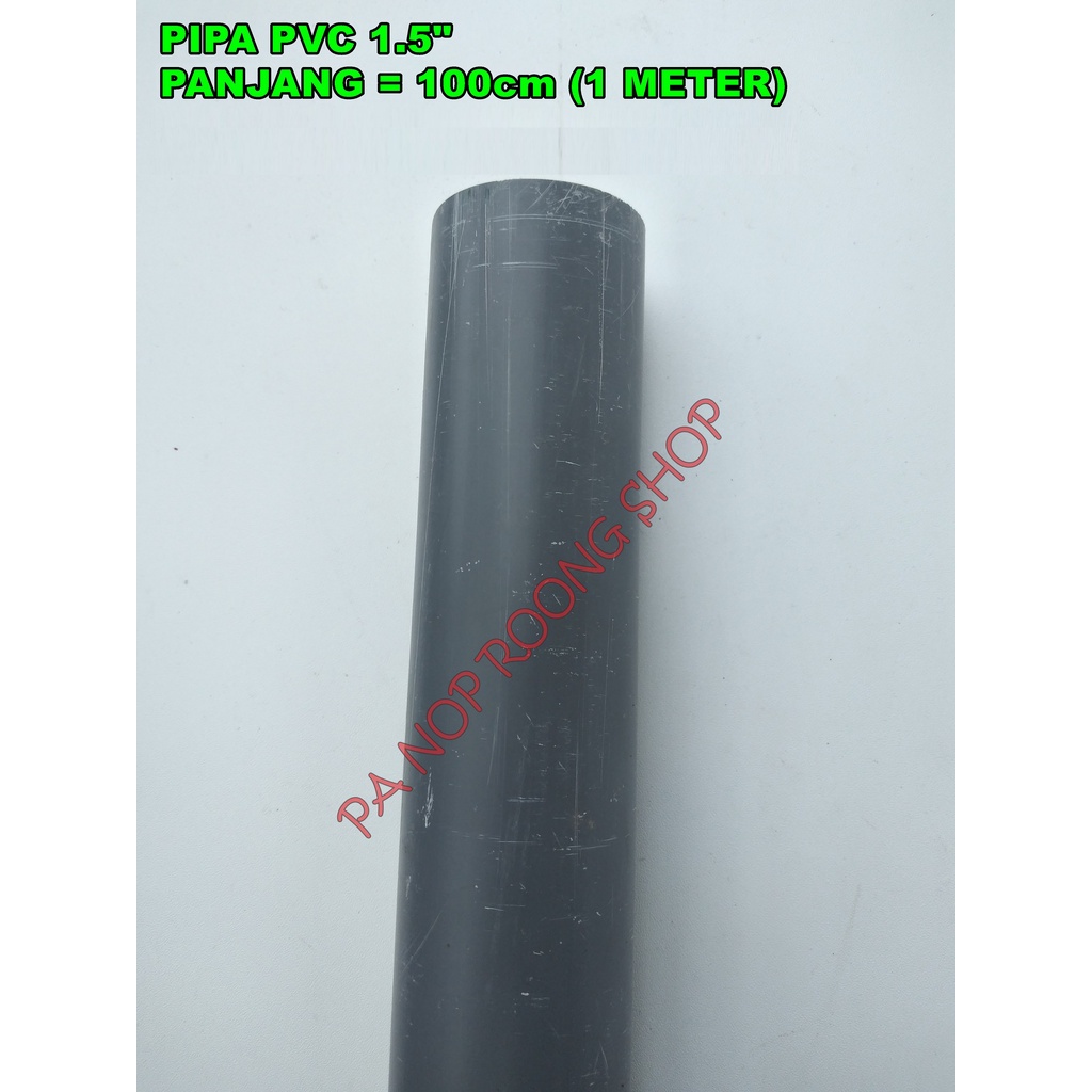 Jual PIPA PVC 1.5 INCH PANJANG 1 METER | Shopee Indonesia