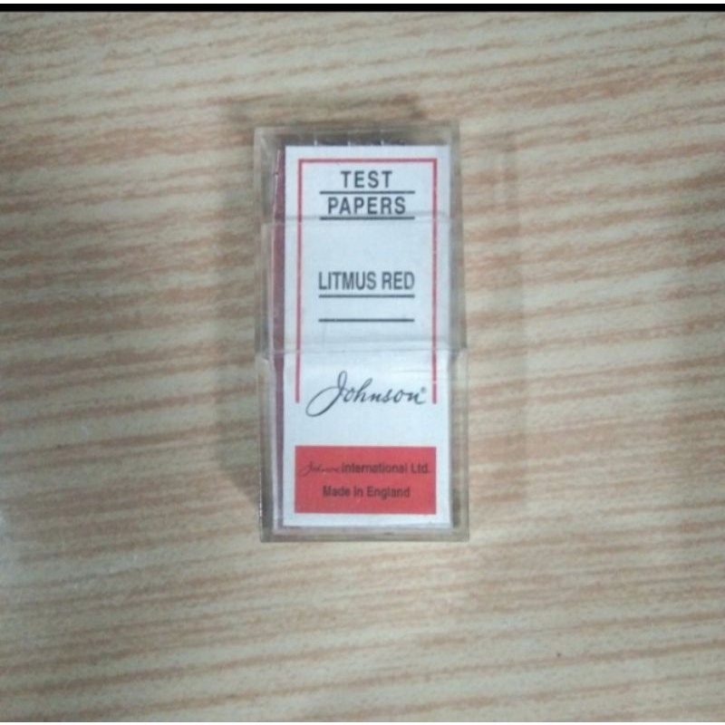 Jual Kertas Lakmus Merah johnson / test papers litmus red | Shopee ...