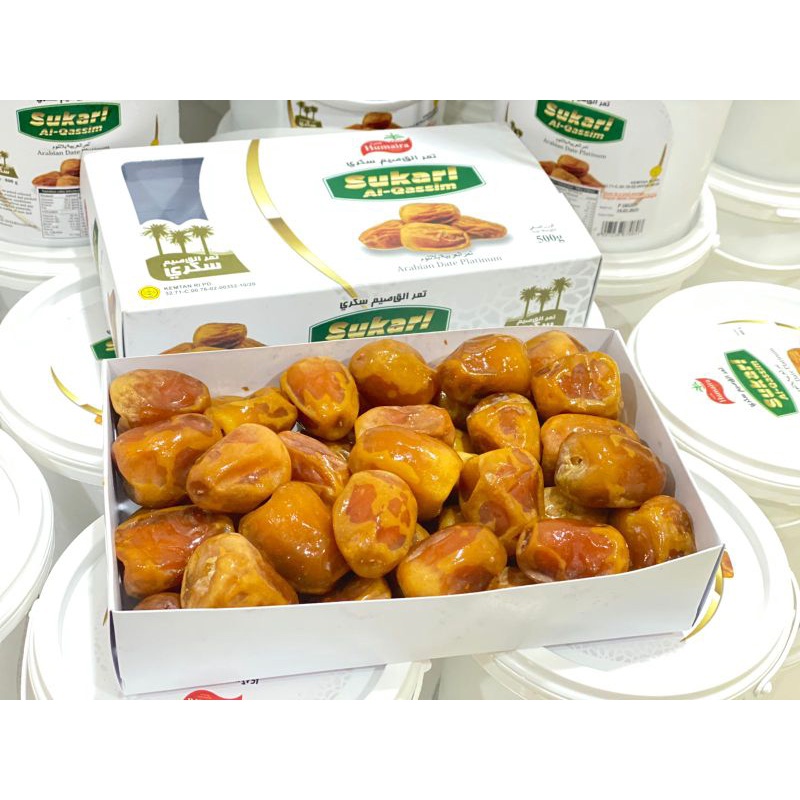 Jual Kurma SUKARI Al Qassim Humaira 500 gr/ Sukkari kurma Asli original ...