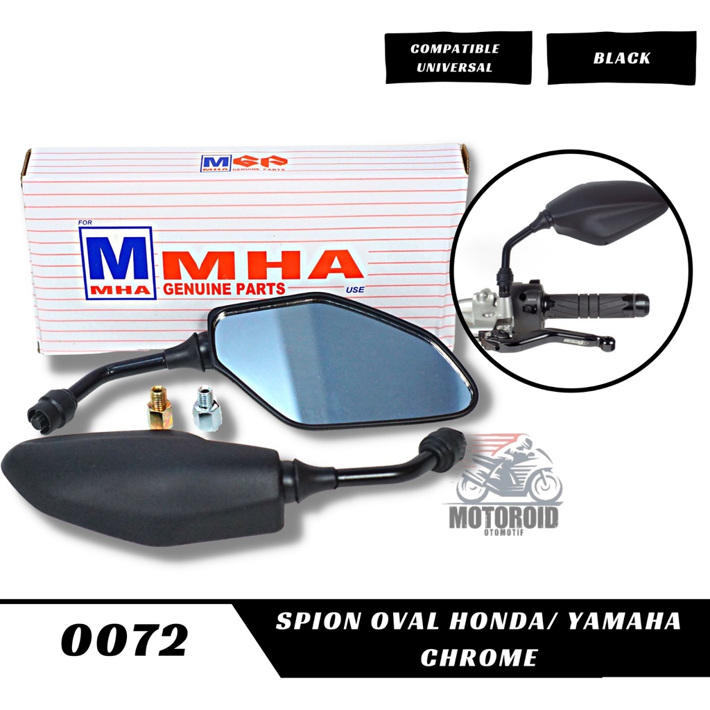 Jual Spion Standard Xmax Yamaha Hond Black Oval Universal New Produk ...
