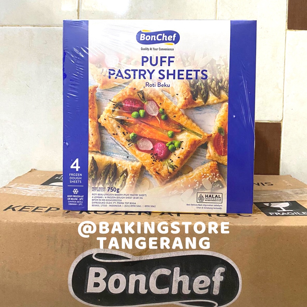 Jual Bonchef Puff Pastry 750 Gr | Puff pastry sheet Bonchef | Shopee ...