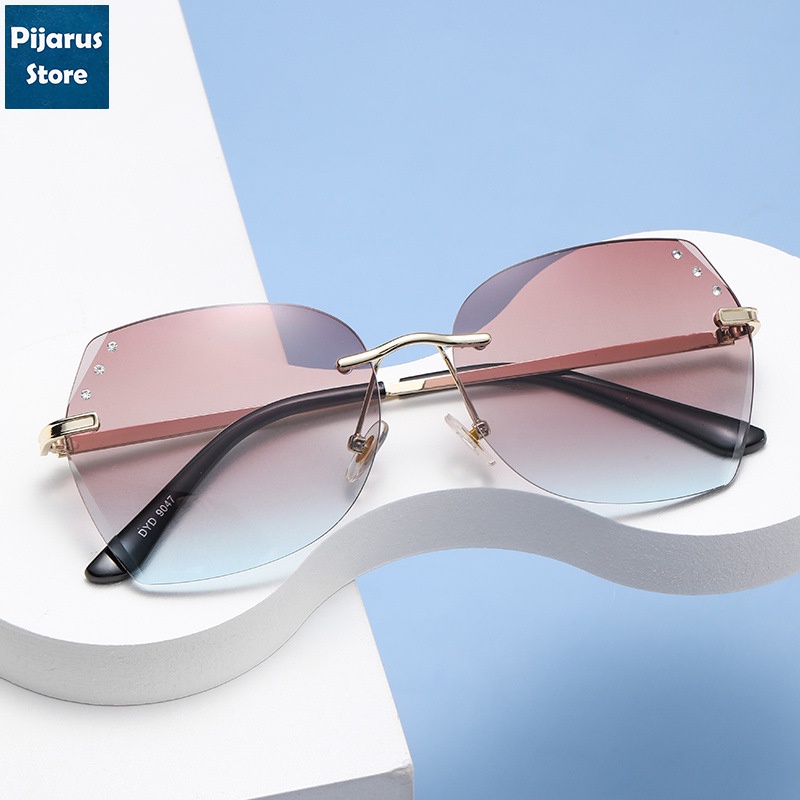 Jual Kacamata Wanita Fashion Korea Kaca Mata Cewek OOTD Viral Model Panjang 9047 | Shopee Indonesia