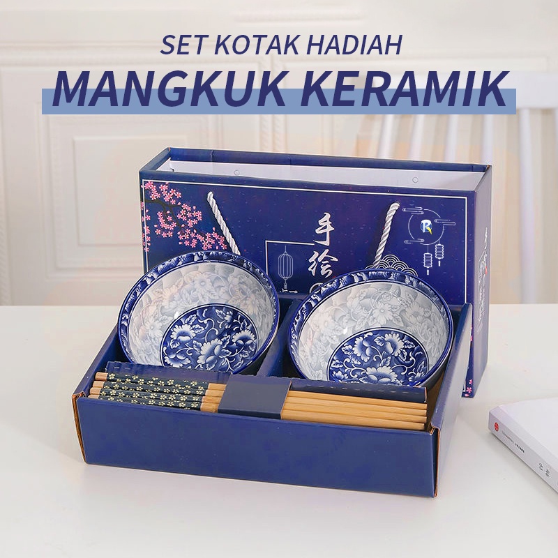 Jual NO.1 Mangkok set premium peralatan makan porselen /Mangkok set ...
