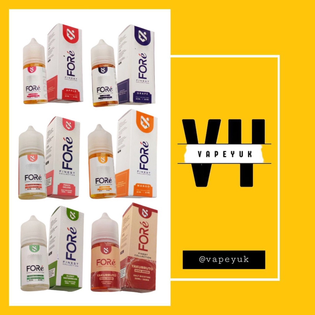 Jual Fore Salt 30ml Apple Grape Mango Yakurutto Soda Peach Duluxe ...