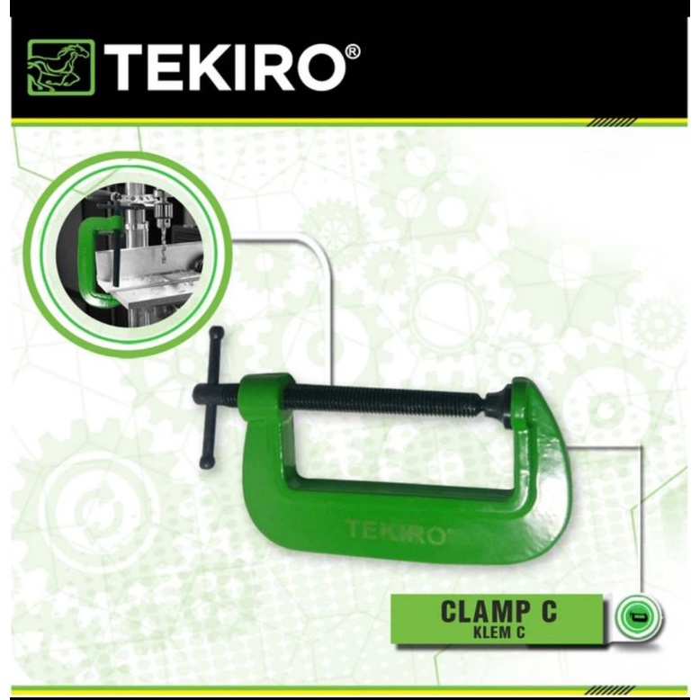 Jual Tekiro Clamp klem C ukuran 5 inch / 6 inch | Shopee Indonesia