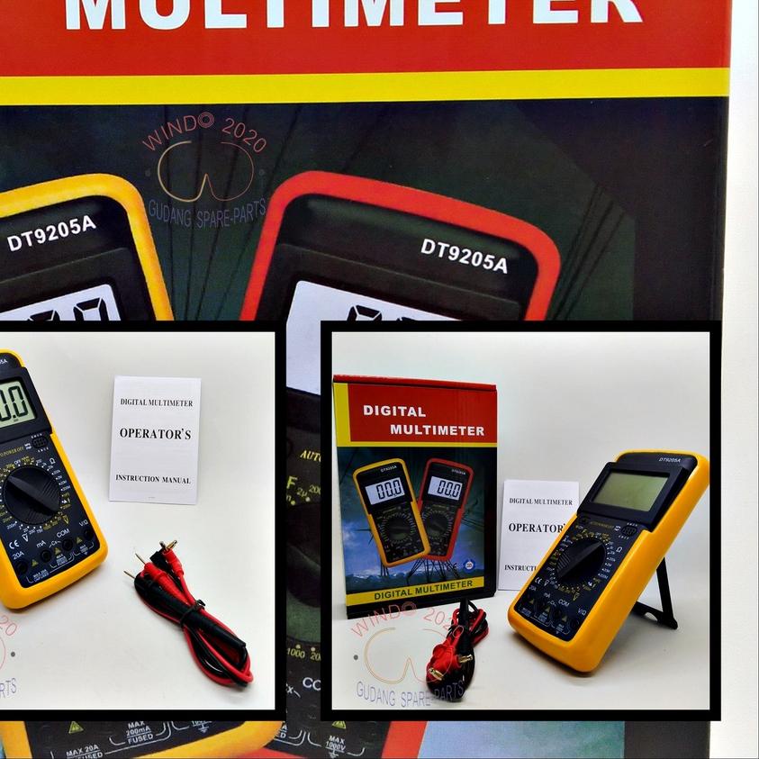 Jual AVO METER | MULTI TESTER DIGITAL DT9205A | AVO METER DIGITAL ...