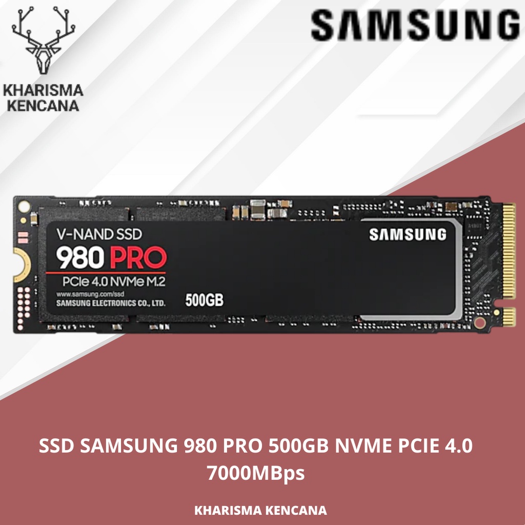 Jual SSD SAMSUNG 980 PRO 500GB NVME PCIE 4.0 7000MBps | Shopee Indonesia