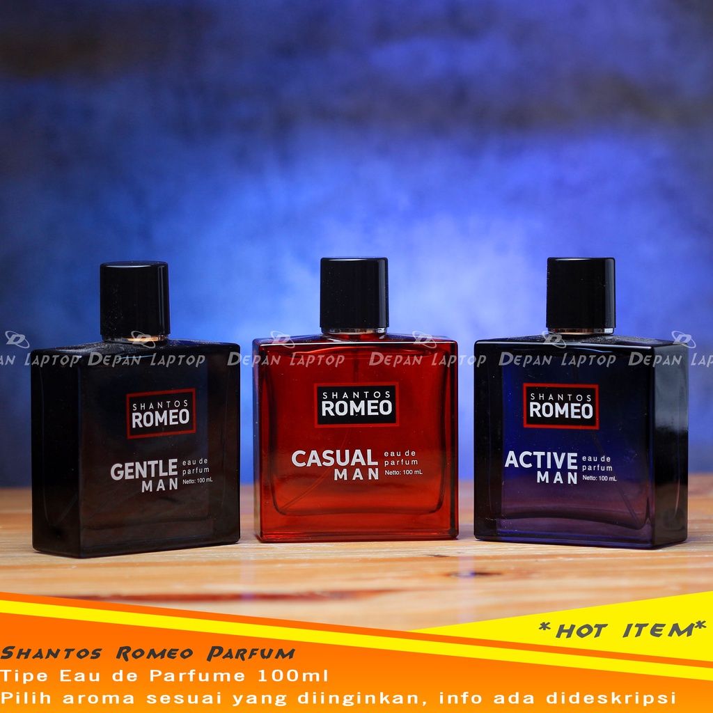 Jual Parfum Pria Shantos Romeo Eau De Parfume Casual Gentle Active Man ...
