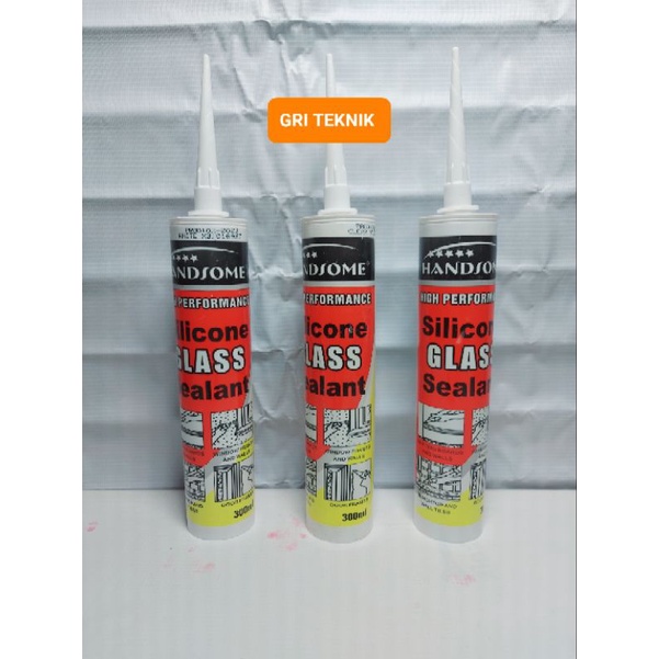 Jual LEM KACA BOTOL HANDSOME / SILICONE GLASS SEALANT | Shopee Indonesia