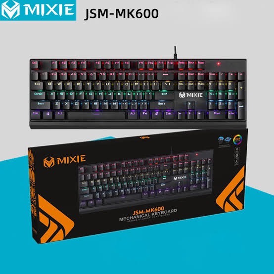 Jual MK600 Gaming Keyboard Mechanical Rainbow LED | Shopee Indonesia